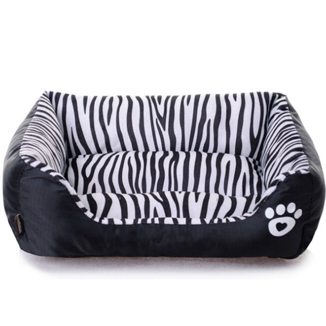 Zebra Print Dog Bed | Beds and Mats | Poochyandzoey.com