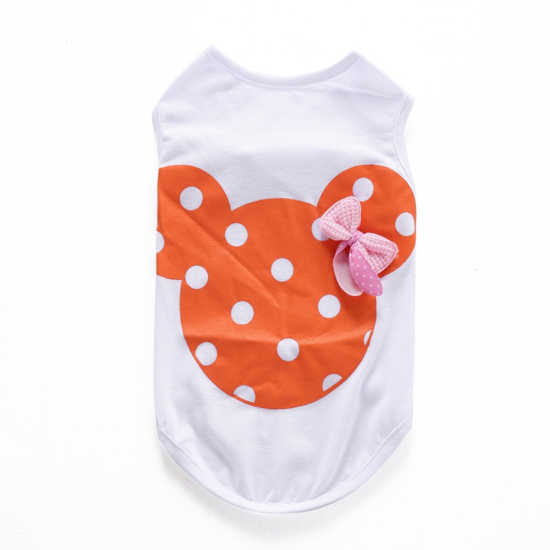 Poochy And Zoey Mouse Dog T-Shirt With Bow | Poochyandzoey.com